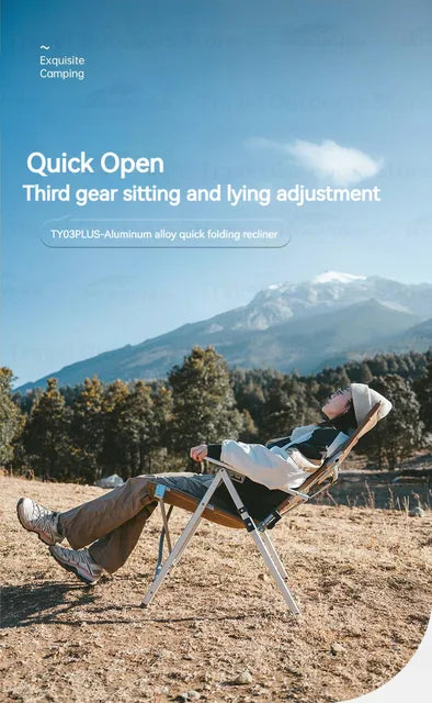 Aluminium Alloy Quick Fold chair – www.naturehikeoman.com