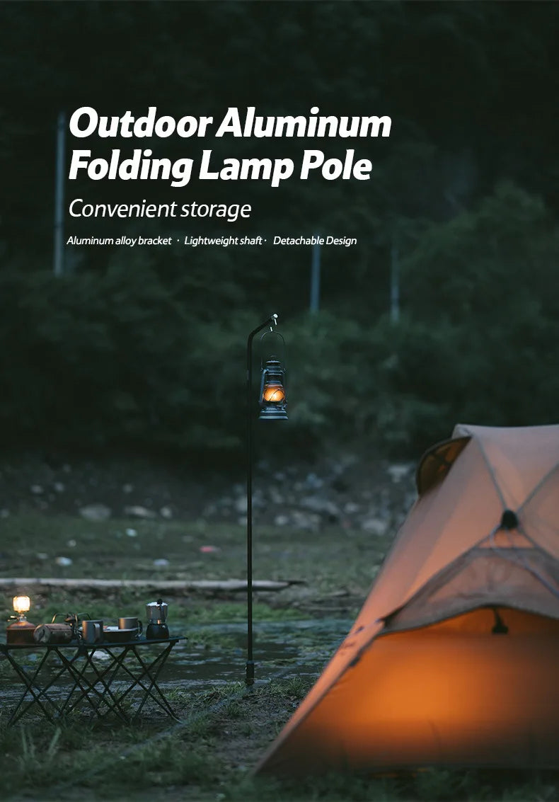 Naturehike Outdoor ultralight Foldable Light Pole – www.naturehikeoman.com