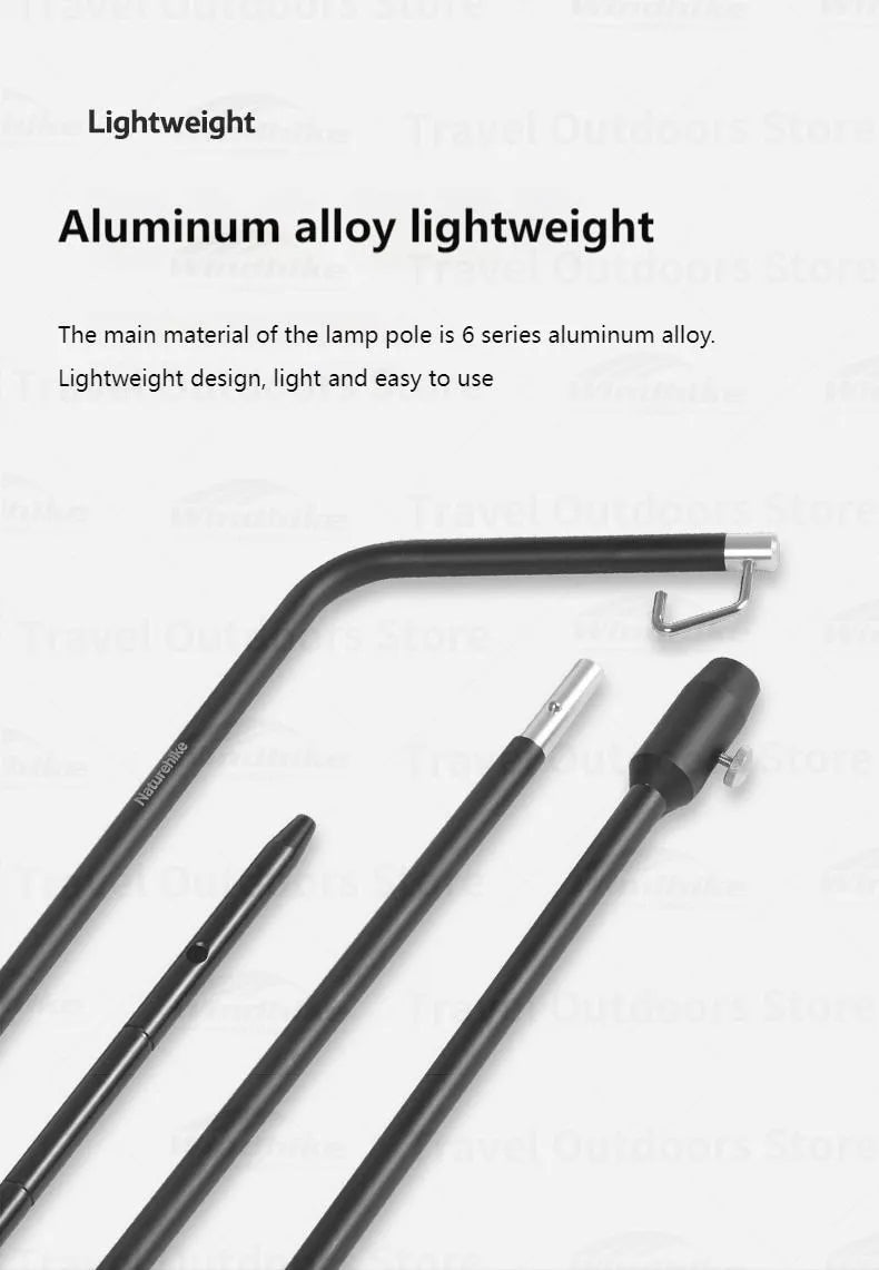 Naturehike Outdoor ultralight Foldable Light Pole – www.naturehikeoman.com