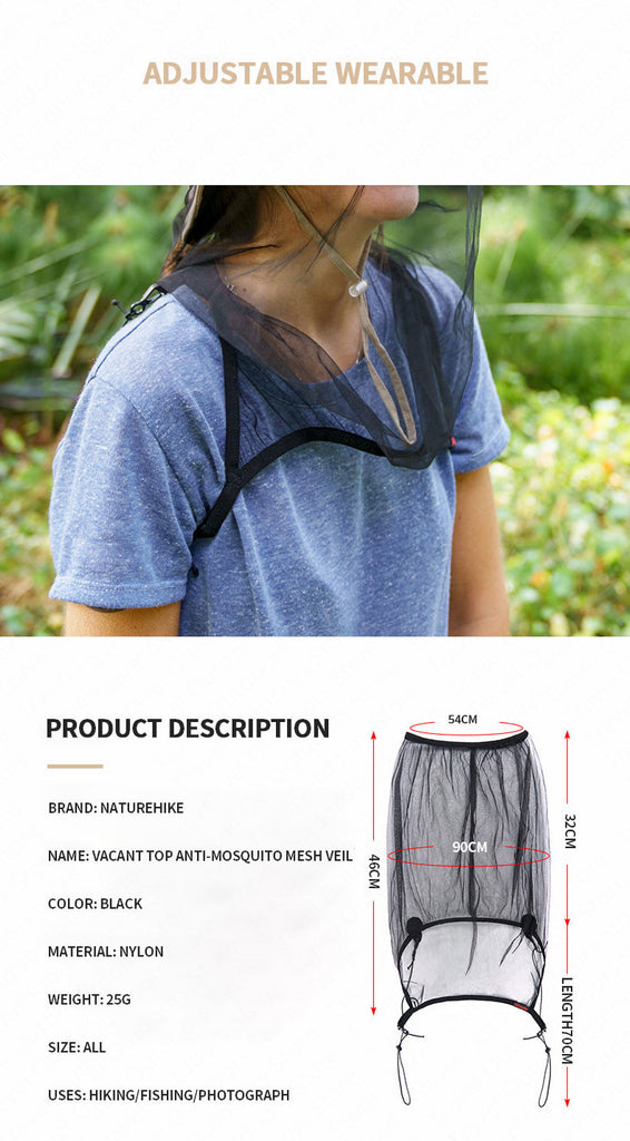 Head Helmet Net Mosquitoes – www.naturehikeoman.com
