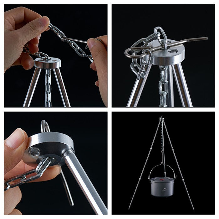 Lightweight Outdoor Cooking Tripod – www.naturehikeoman.com