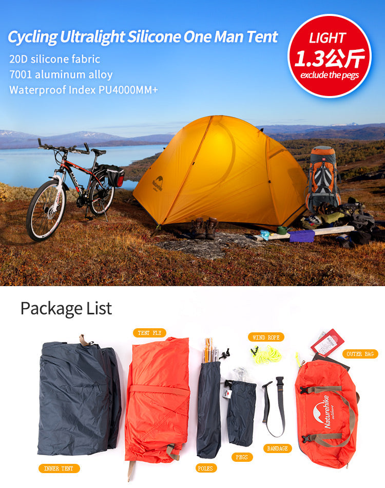 Ultralight 1 Person Tent – www.naturehikeoman.com